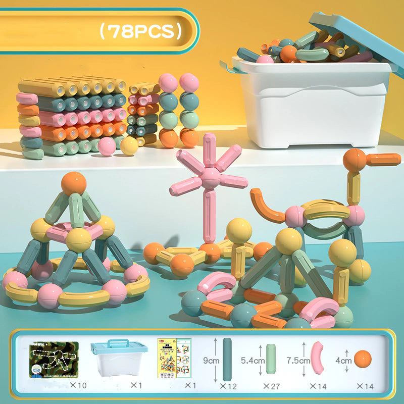 Magnetic Sticks 78 pcs – Inventors