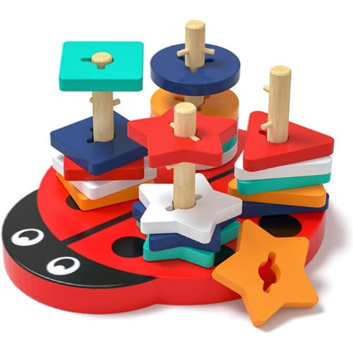 Shape Sorter Ladybug Toy – Inventors